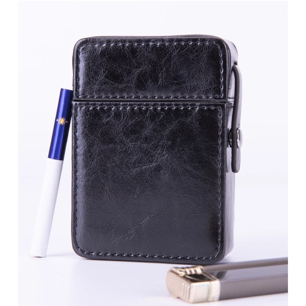Cigarette Lighter Case PU Leather – Ashtray Planet