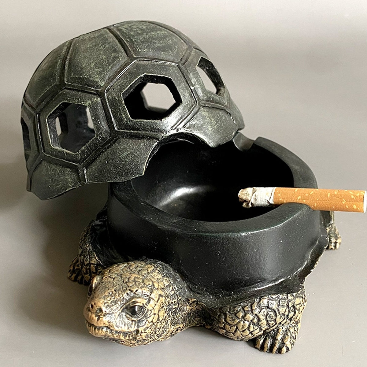 Cool Ashtray with Lid Tortoise Snail Resin – Ashtray Planet