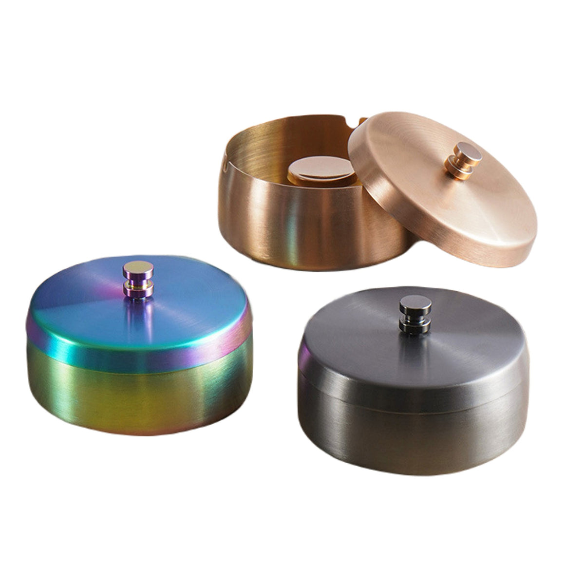 Stainless Steel Ashtrays - Ooze Elegance with Modern Rustless Ashtrays ...