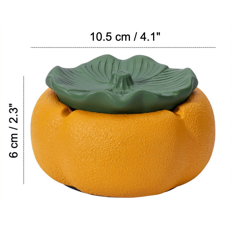 Persimmon Cigarette Ashtray with Lid Cement – Ashtray Planet