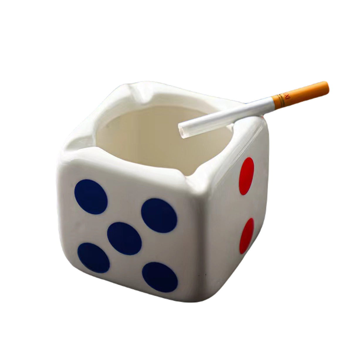 Dice Ashtray Windproof Outdoor Minimalist Ceramic Ash Tray – Ashtray Planet