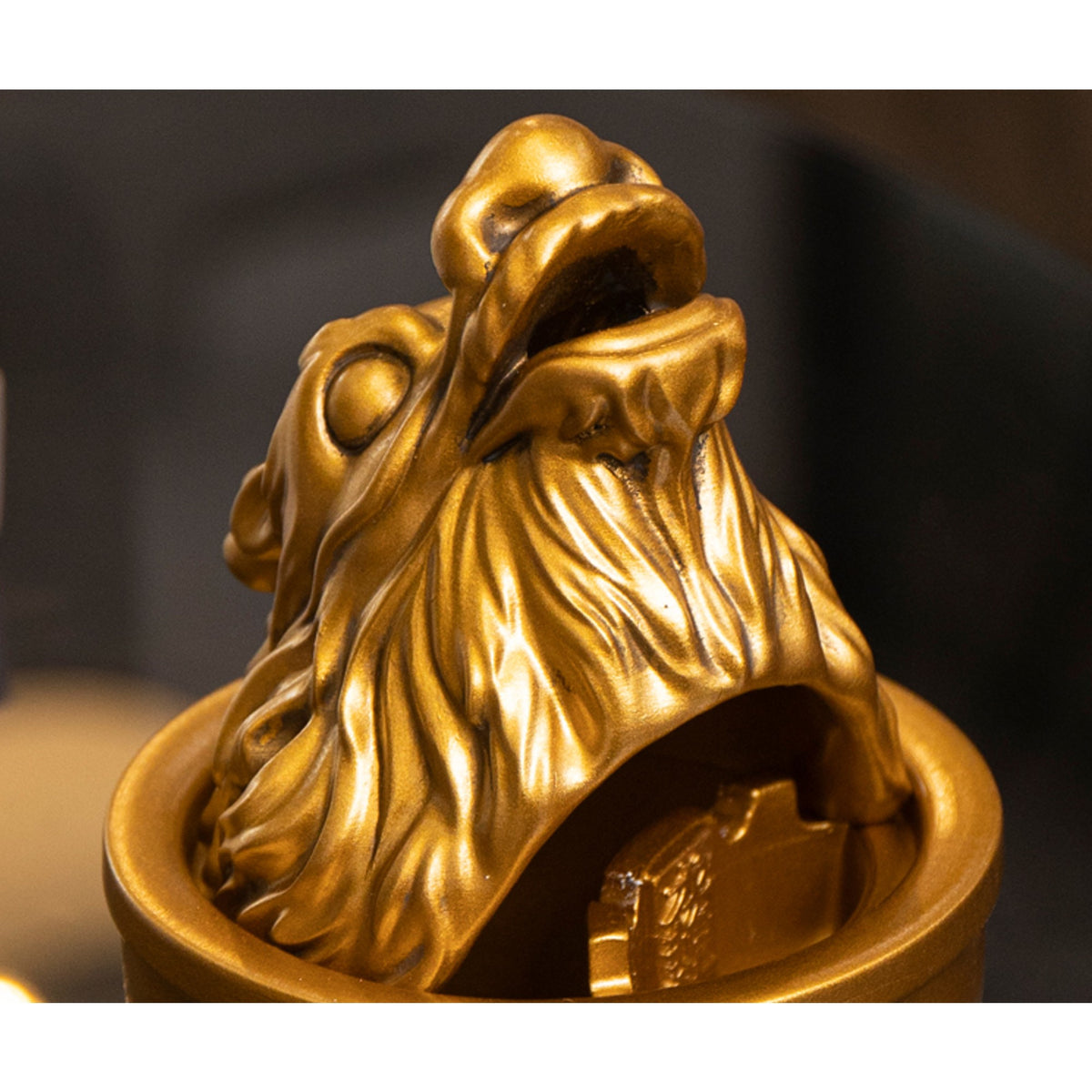 Dragon Ashtray with Lid Resin – Ashtray Planet