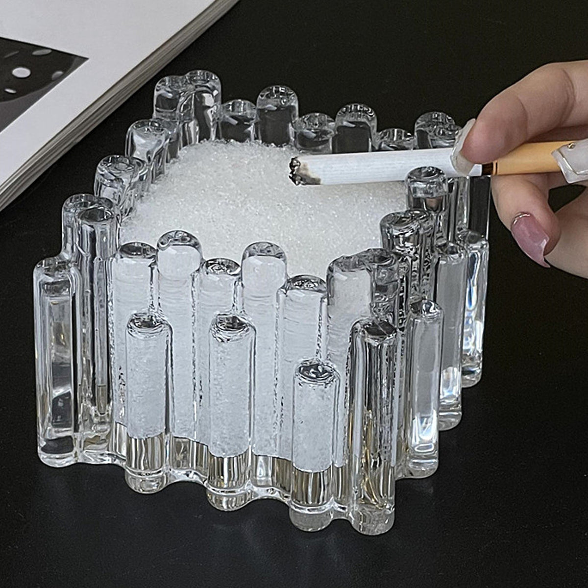 Glass Ashtray Creative Pillars Ash Tray – Ashtray Planet