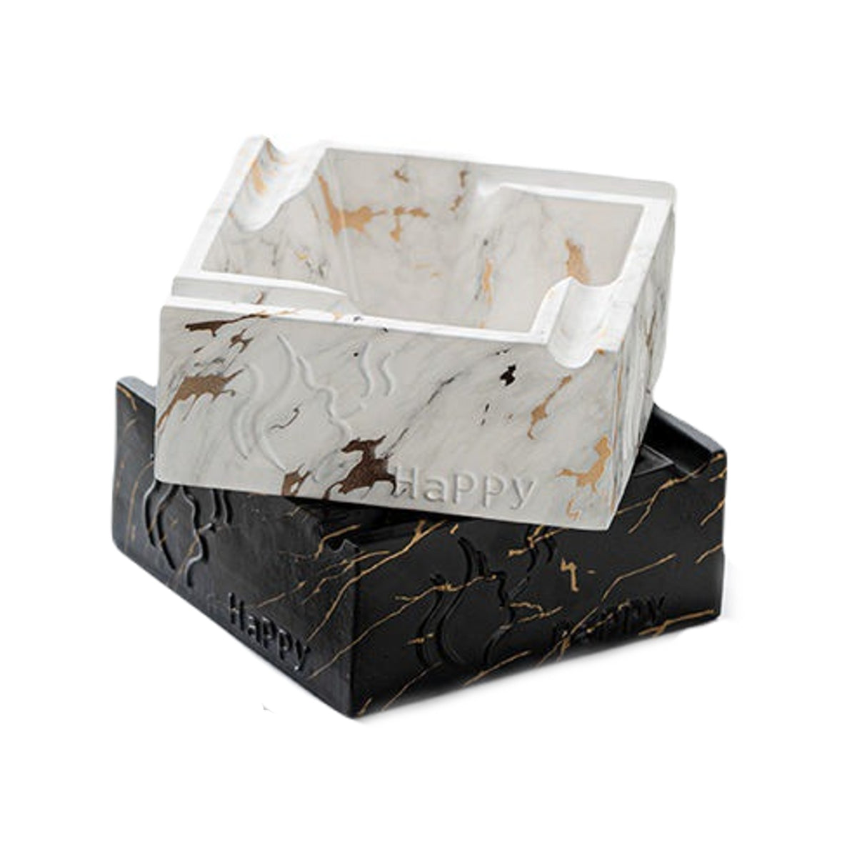 Square Ceramic Ashtray Marble Patterns – Ashtray Planet