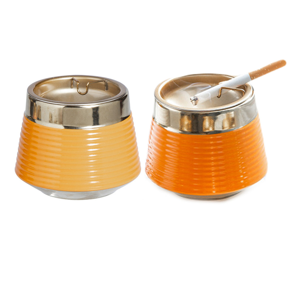 Ashtray with Lid for Outdoor Cute Nordic Style Windproof – Ashtray Planet