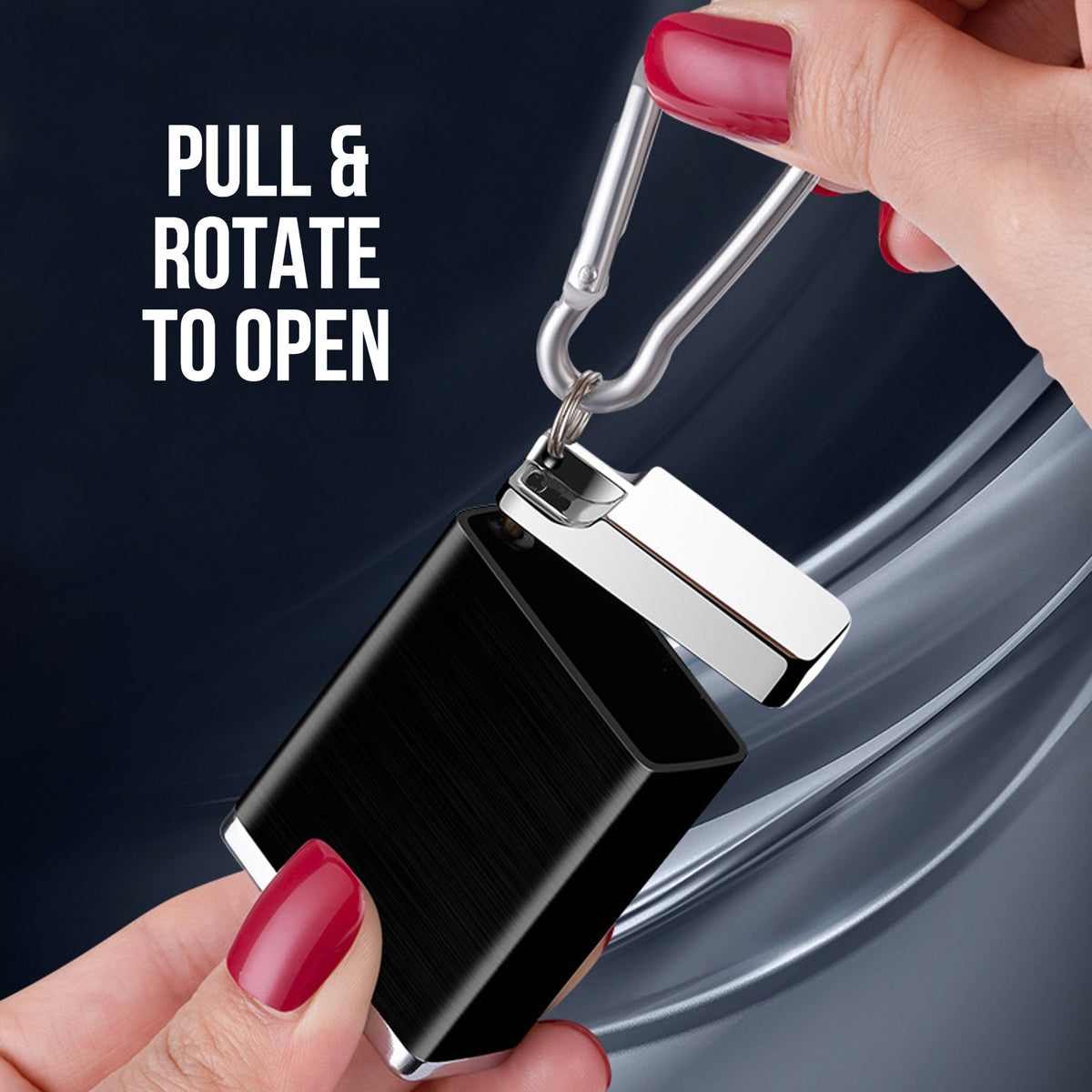 Pocket Ashtray with Carabiner (Modern and Vintage Designs) – Ashtray Planet
