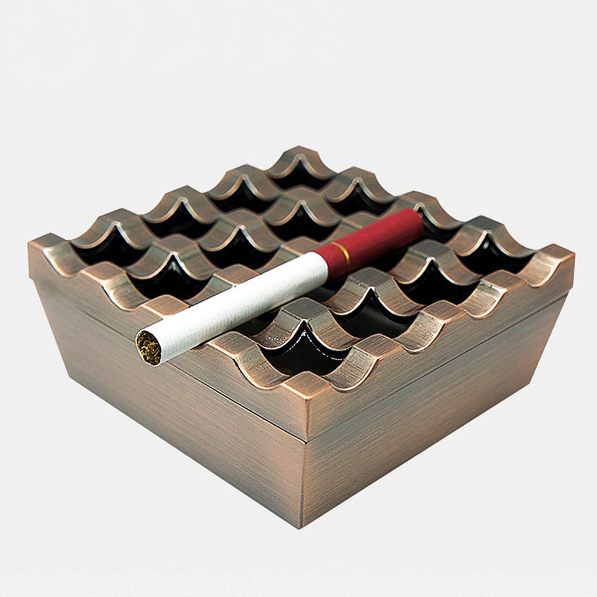Outdoor Grid Ashtray with Lid (16 or 25 slots) Alloy – Ashtray Planet