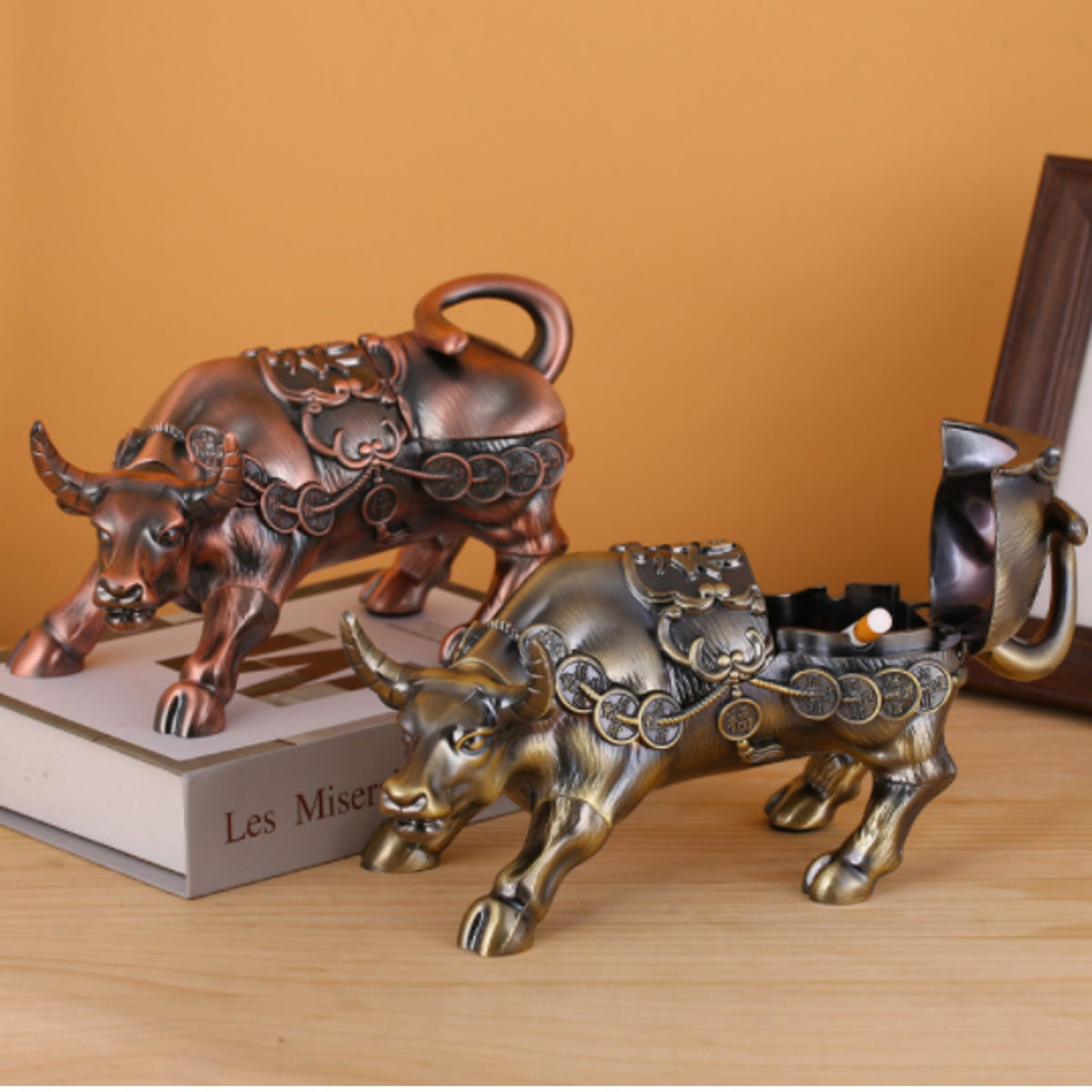 Vintage Ashtray with Lid Energetic Bull – Ashtray Planet